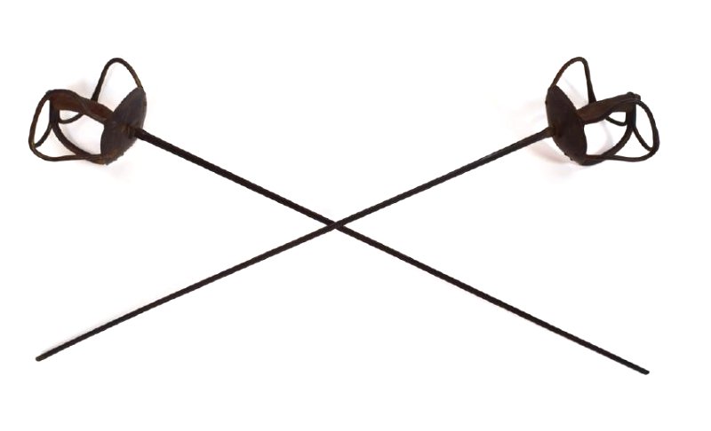 Pair of German Fencing Sabers / Foils / Swords