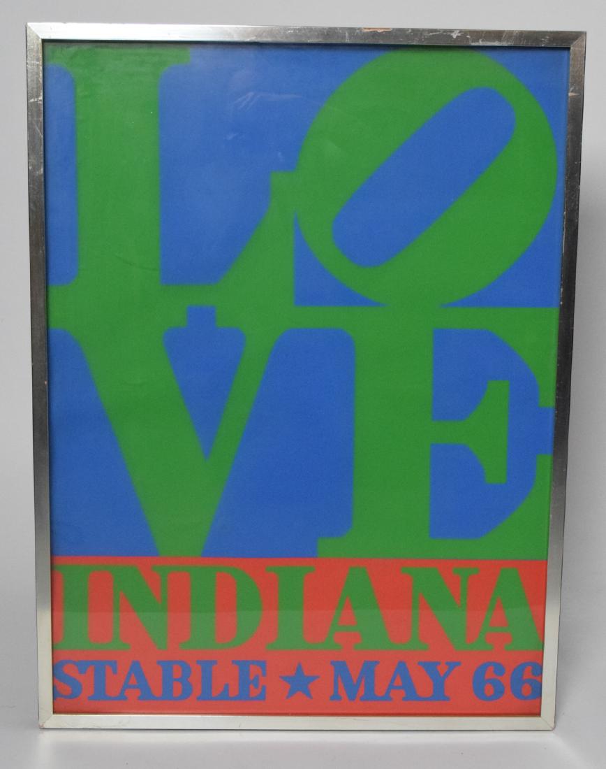 Robert Indiana "Love Poster" Pop art