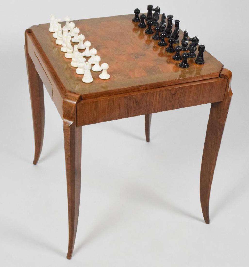 French Art Deco Wooden Game Table - Feb 28, 2019 | Curated Estates ...