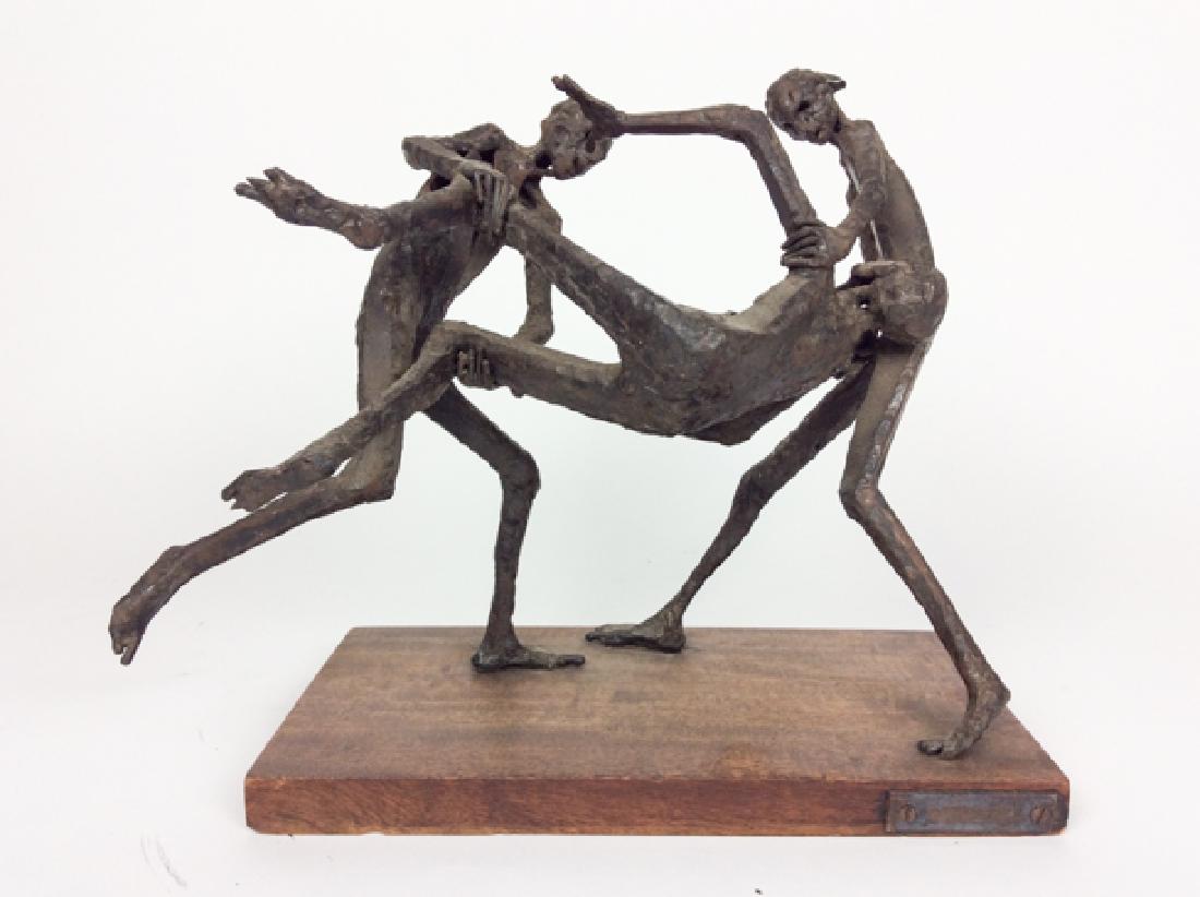 Barbara Lekberg Iron Sculpture of 3 Figures - Jul 30, 2019 | Curated ...