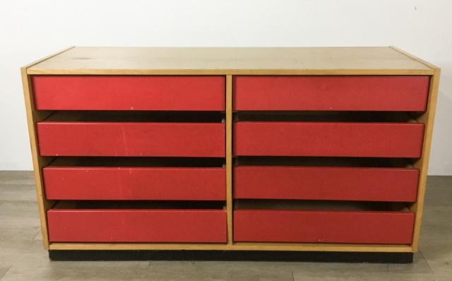 Bornholm Danish Red 8 Drawer Dresser - May 28, 2020 | Curated Estates ...