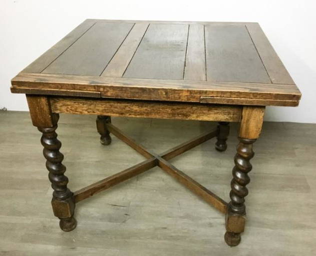 Pub Table With Two Pull Out Leaves