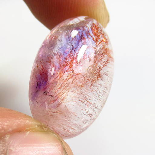 21.20 Ct Natural Amethyst Rutile Quartz