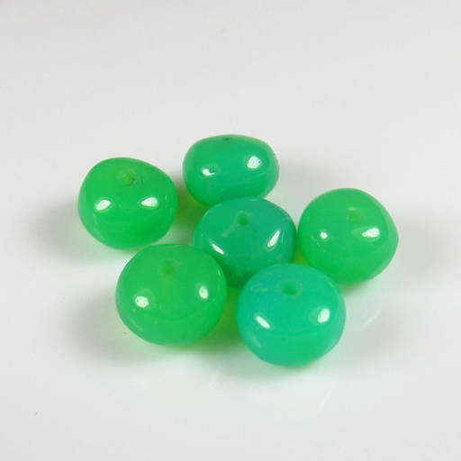 10.76 Ct Natural 6 Chrysoprase Loose Beads
