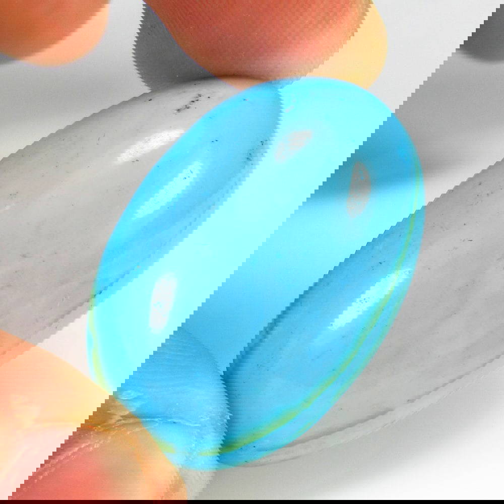 29.60 Ct Natural Blue Turquoise Loose Stone Auction