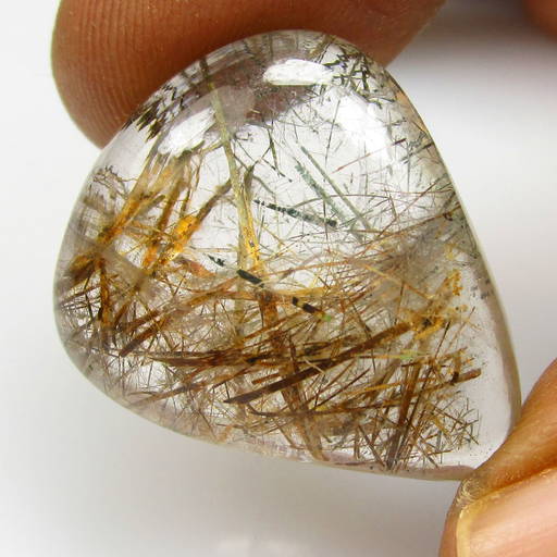 34.88 Ct Natural Rutile Quartz Loose Stone