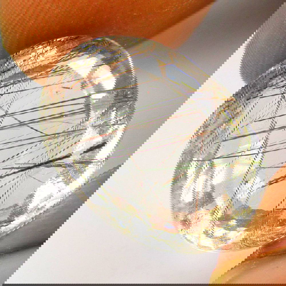 16.68 Ct Natural Rutile Quartz Loose Stone Certified Natural Gemstones ...