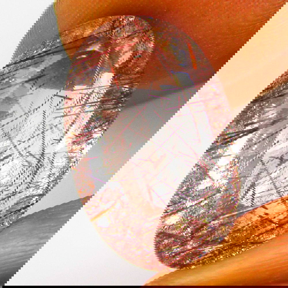 8.26 Ct Natural Rutile Quartz Loose Stone Certified Natural Gemstones ...