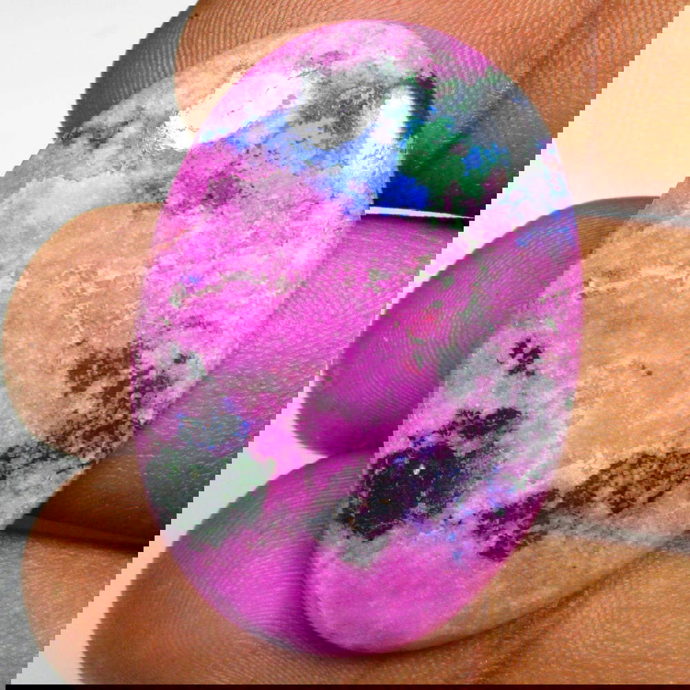 36.97 Ct Natural Azurite Cobalt Loose Stone Auction