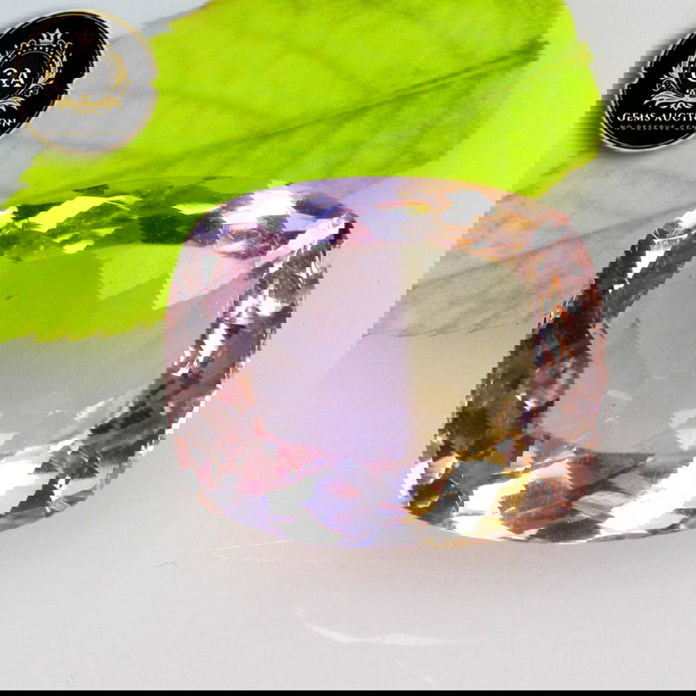 12.04 Ct Natural Bicolor Ametrine Cushion Cut Auction