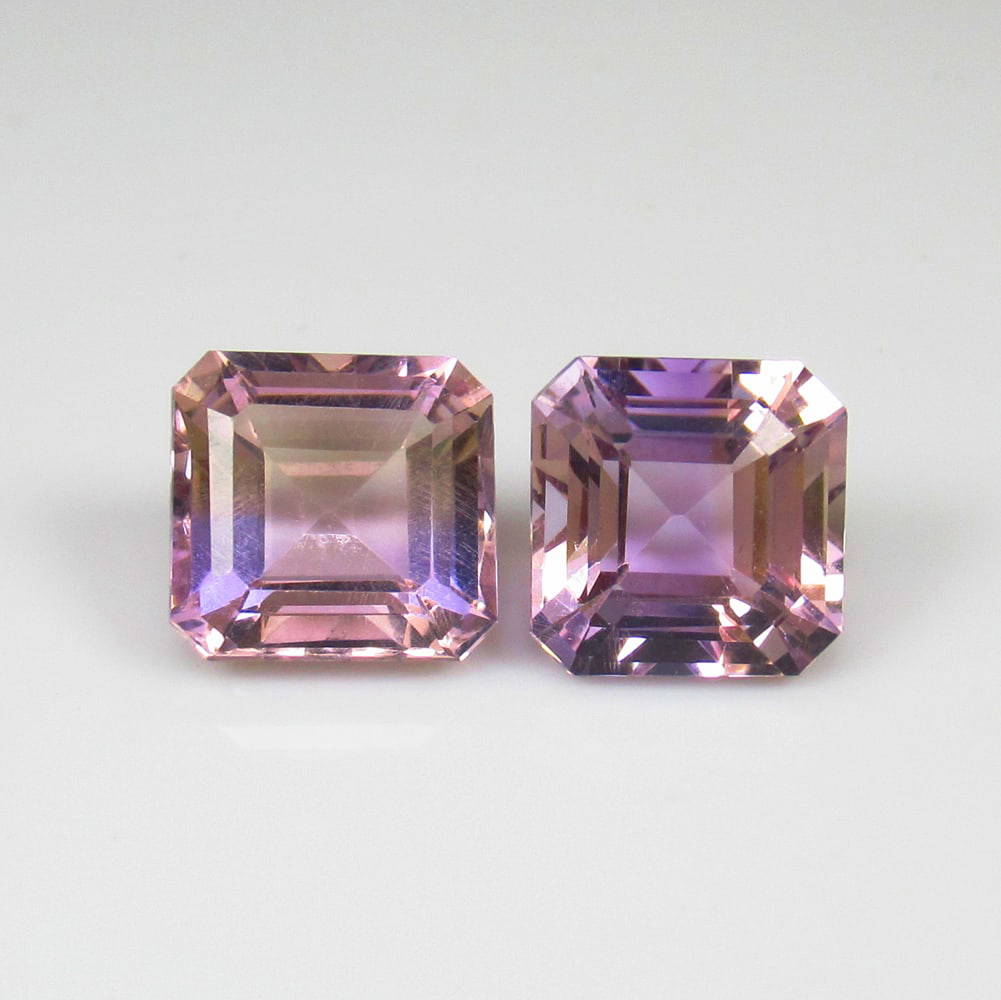 Certified 5.28 Ct Natural Ametrine Emerald Cut Auction