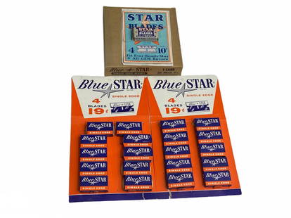 Mystery Edge Razor Blades Counter Top Store Display