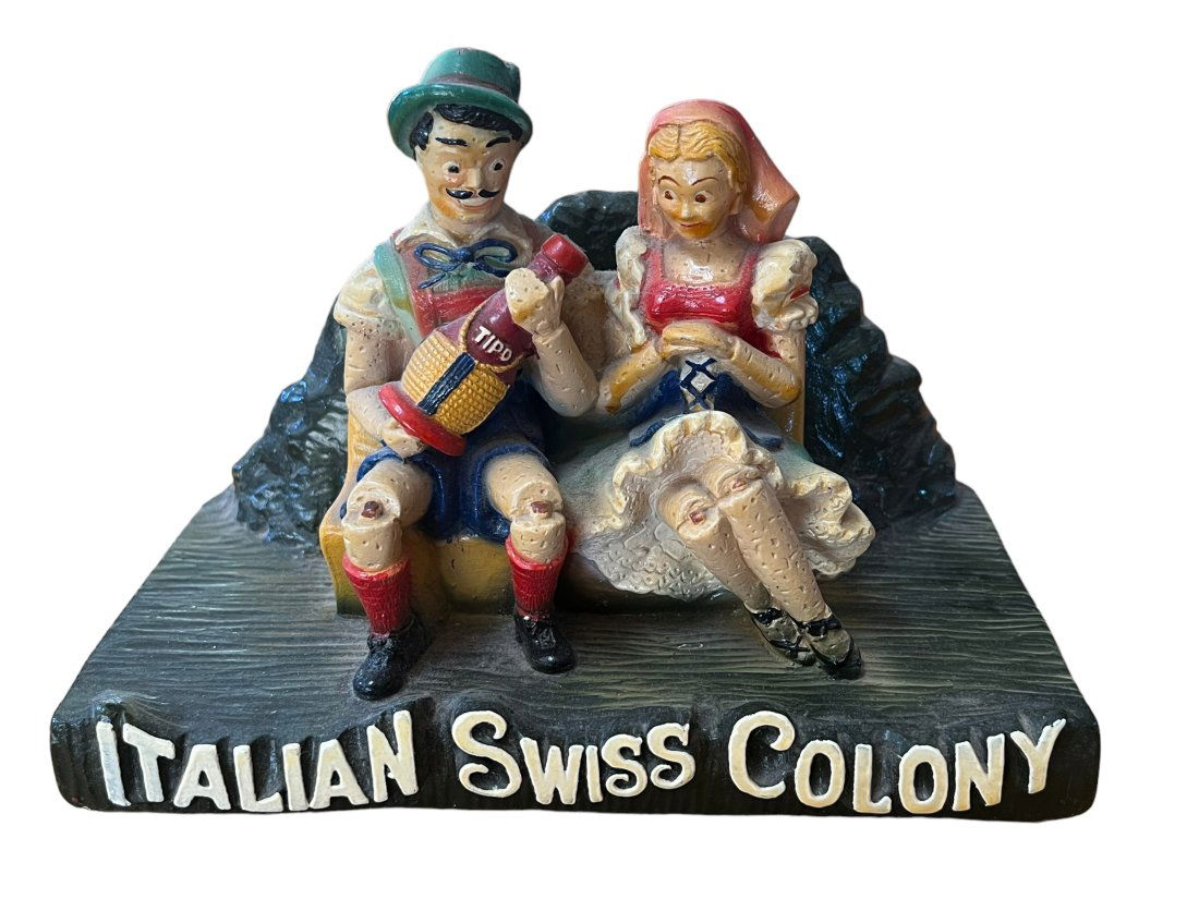 Italian Swiss Colony Store And Back Bar Display Auction