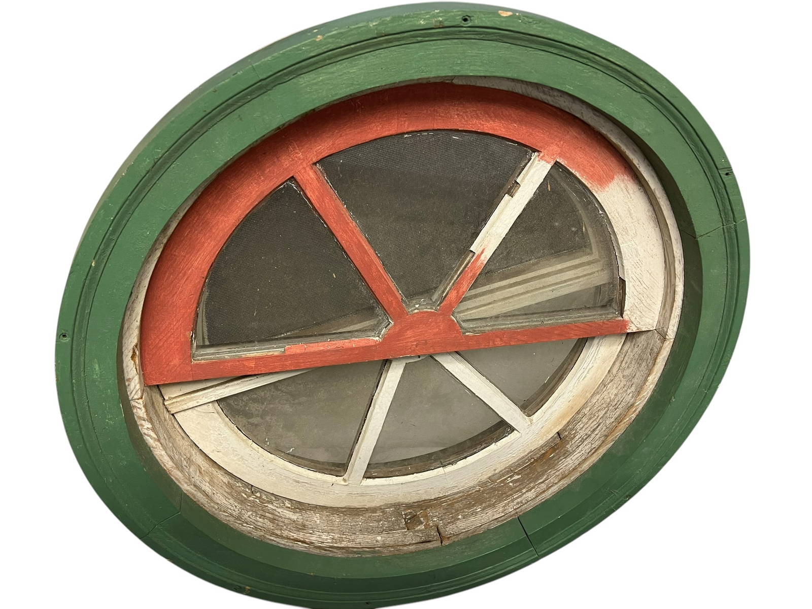 Hard To Find Antique Round Window From A Victorian Home Auction