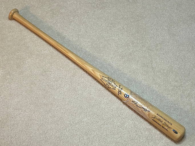 Certified Willie Mays Signed Adirondack Baseball Bat