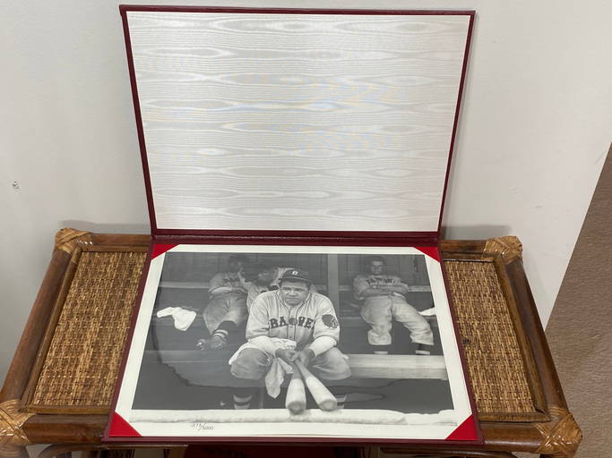 The Bruce Murray Collection Babe Ruth Final Game 1935 11 X14 Silver ...
