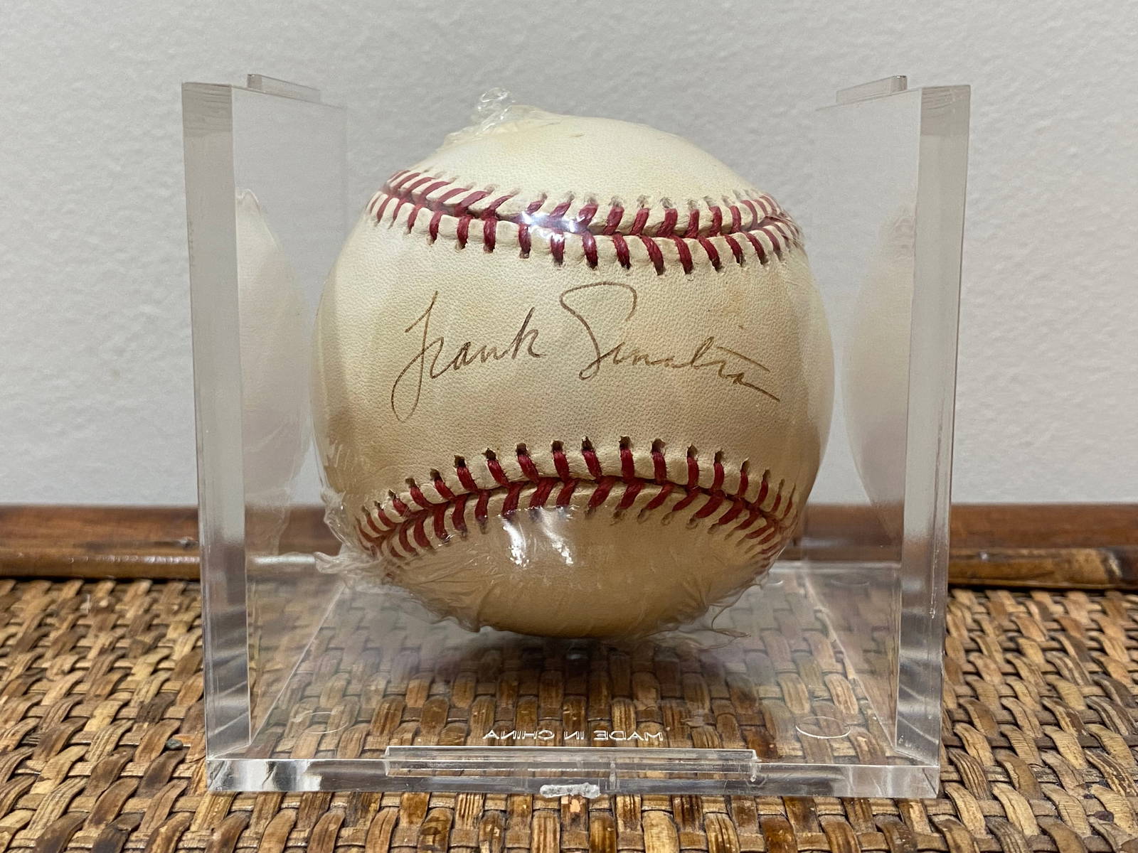 Certified And Numbered Frank Sinatra Signed Nl Baseball Auction