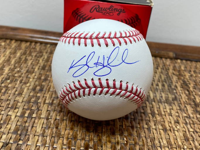 Certified Kyle Higashioka Signed Mlb Baseball