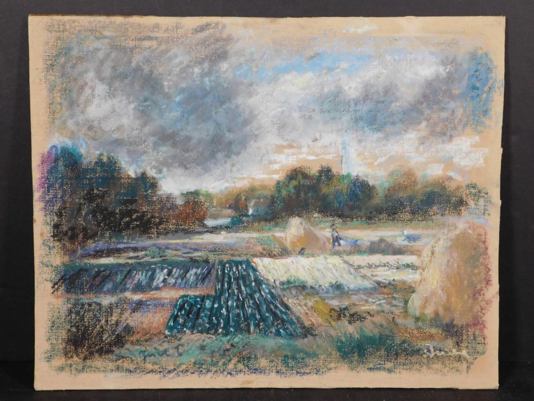 Pierre-Auguste Renoir: Pastel Landscape