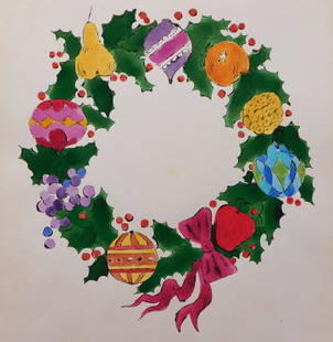 Andy Warhol: Christmas Ornaments