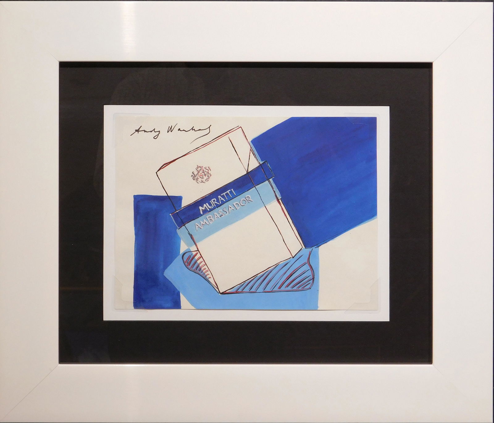 Andy Warhol: Muratti Ambassador Cigarette Box