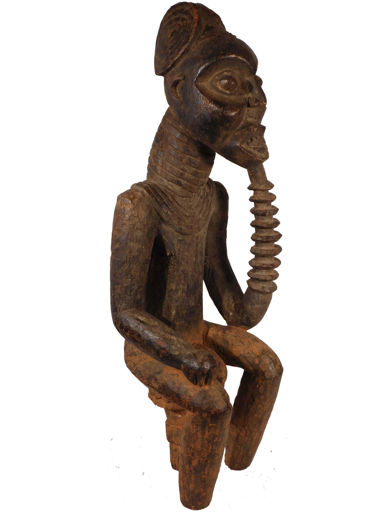 Seated Male Figure, Bangwa People, Cameroon