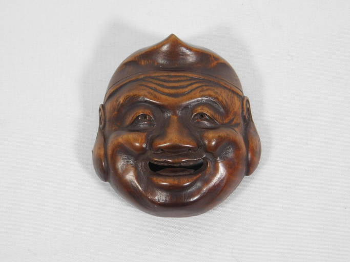 Netsuke Mask of Ebisu (#0012) on Jan 04, 2023 | 500 Gallery in MA