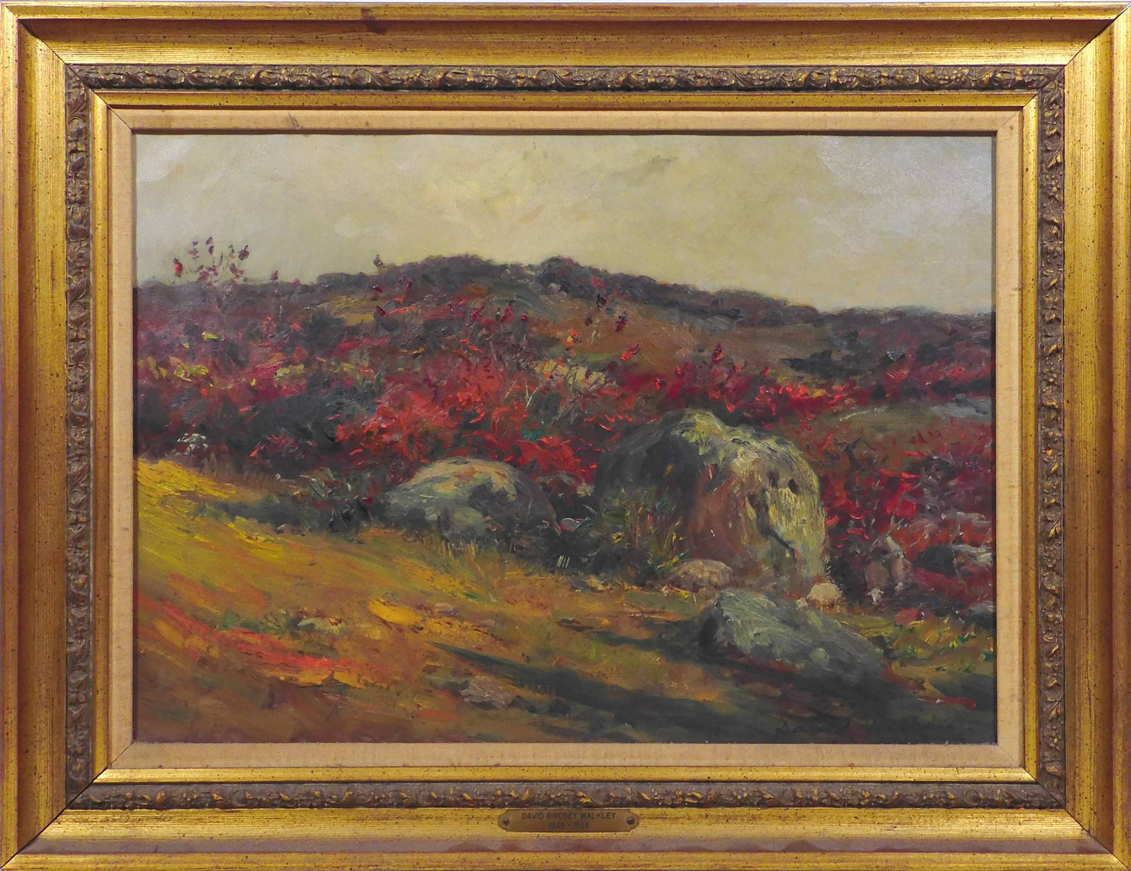 David B. Walkley: Impressionist New England Landscape Auction