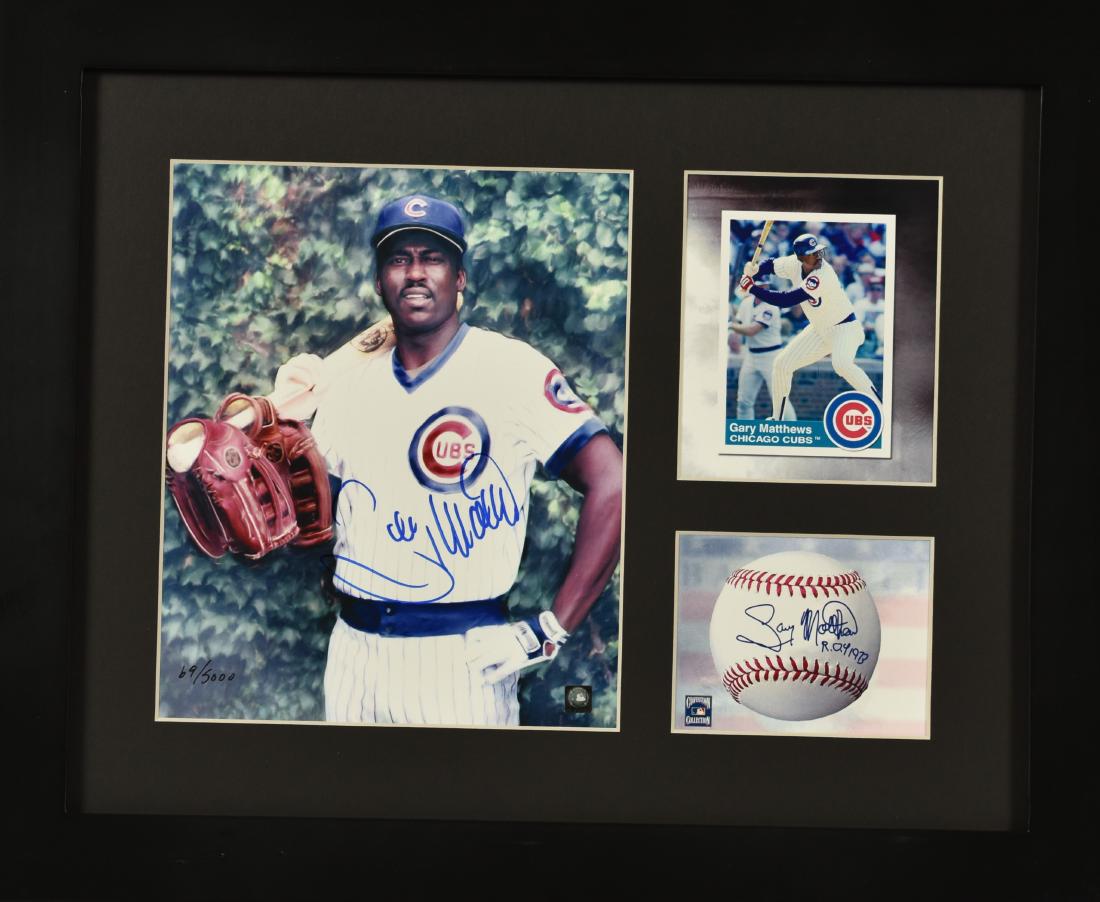 Gary Mathews Signed Framed LE Lithograph - May 17, 2018 | Classic ...