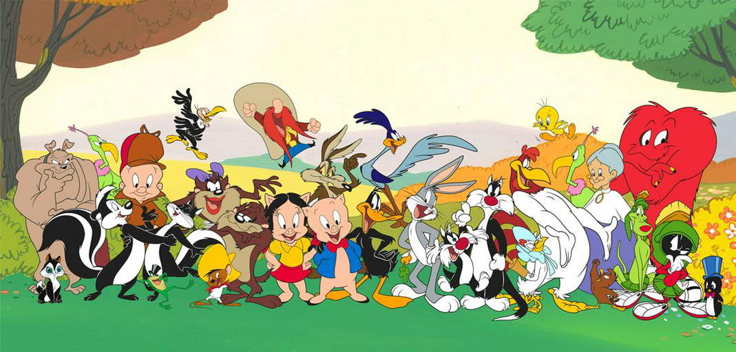 The Looney Tunes Gang Le Fine Art Lithograph