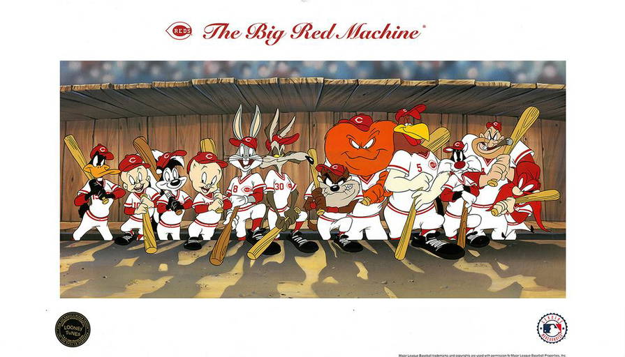 Looney Tunes And The Big Red Machine Lithograph