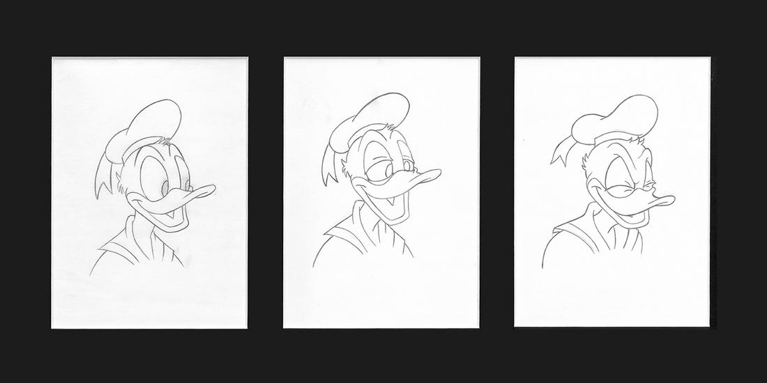 Donald Duck Original Production Drawings