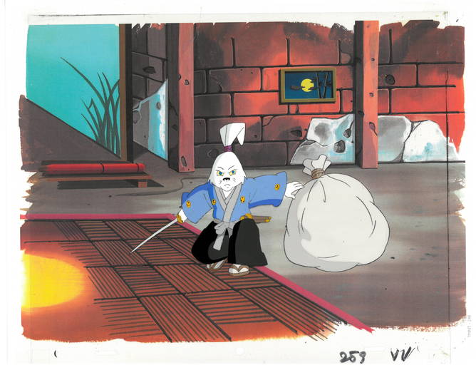 Miyamoto Usagi Of (tmnt) Turtles Original Production Cel/drawing