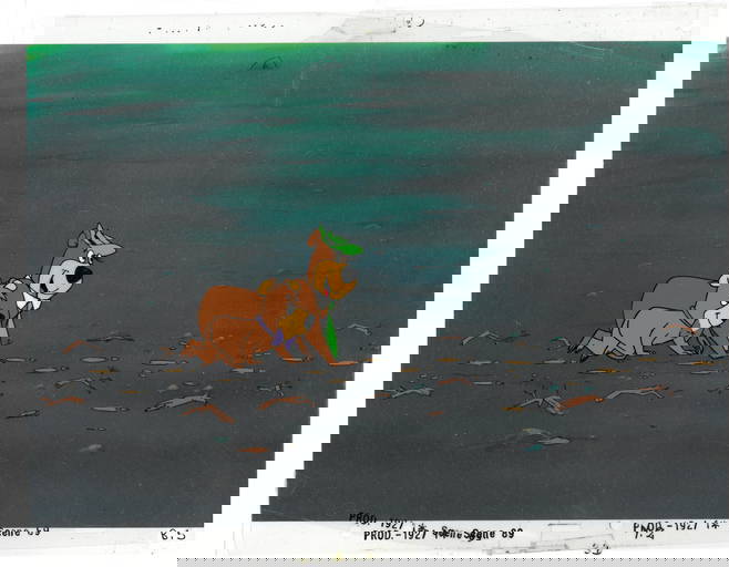 Yogi & Boo Boo Bear Original Production Cel