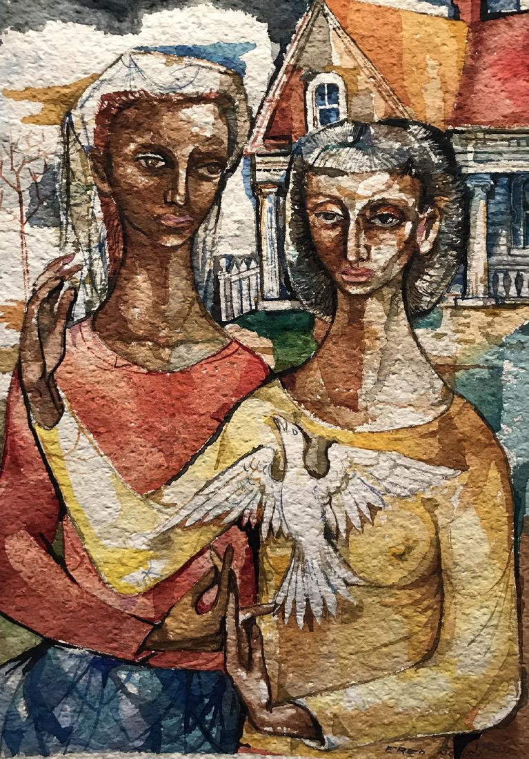 Frederick D Jones Jr Untitled Two Women