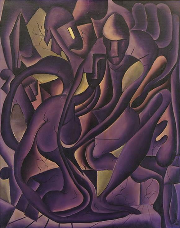 Gus Nall Untitled Abstract Figures - Sep 15, 2019 | Treadway in OH