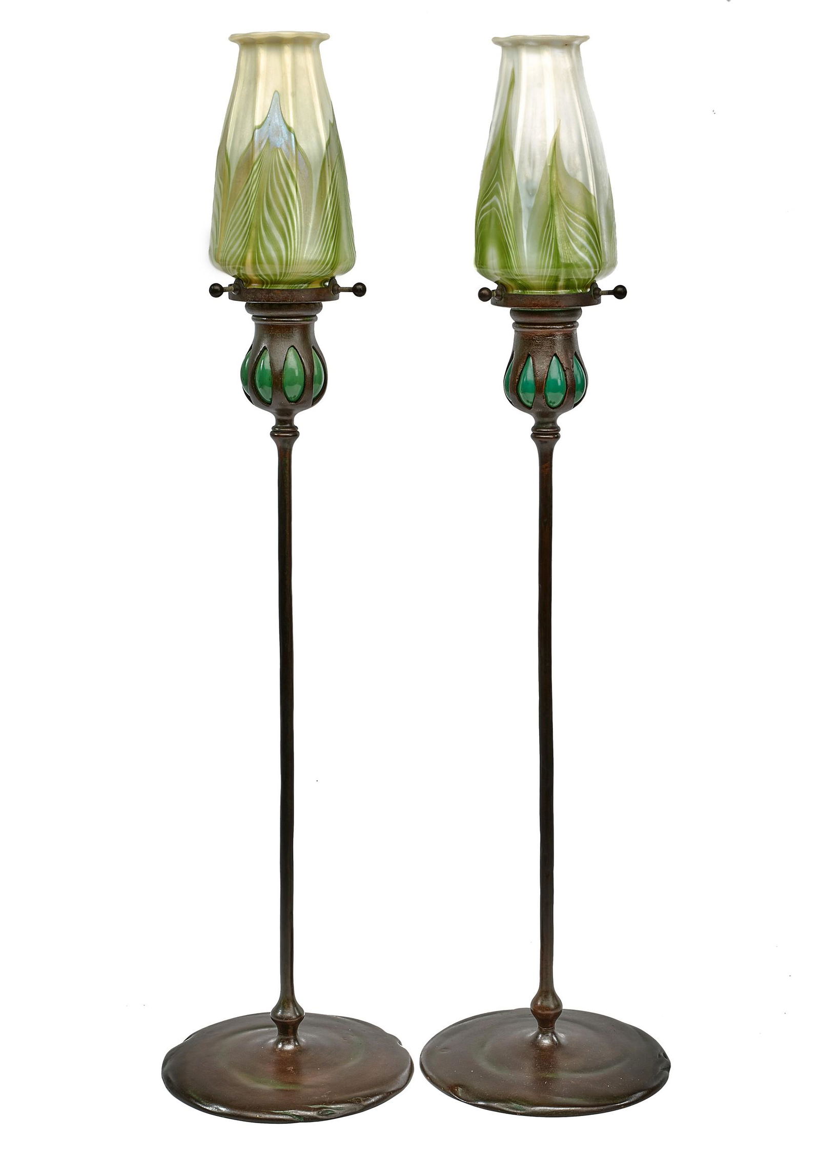 Tiffany Studios Candlesticks