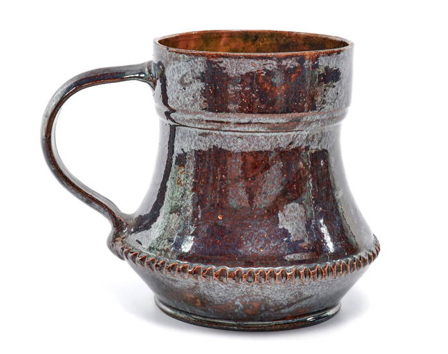 George Ohr handled vessel (#0162) on Jan 08, 2023 | Treadway in OH