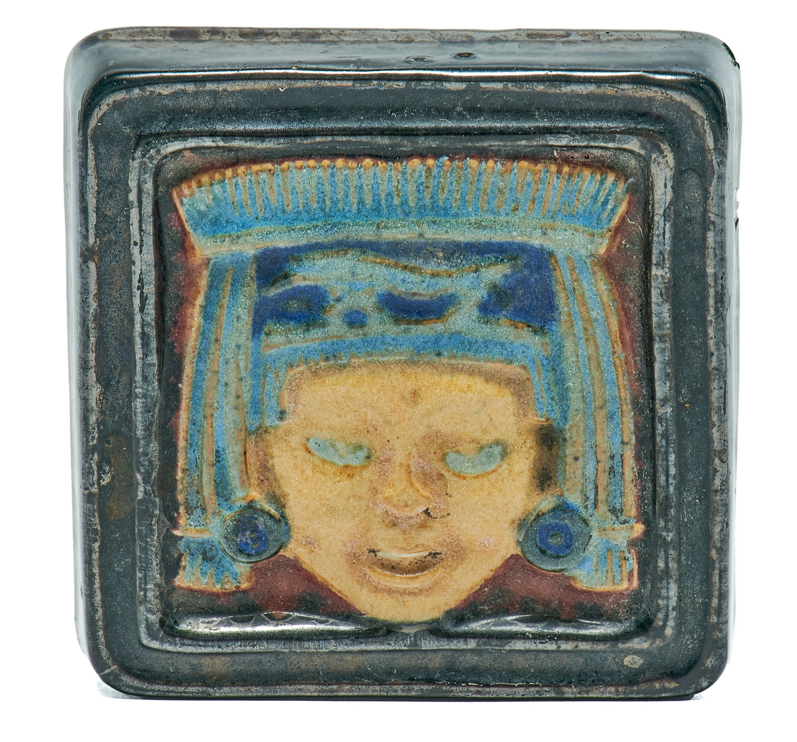 Flint Faience Tile Pottery Tile Auction