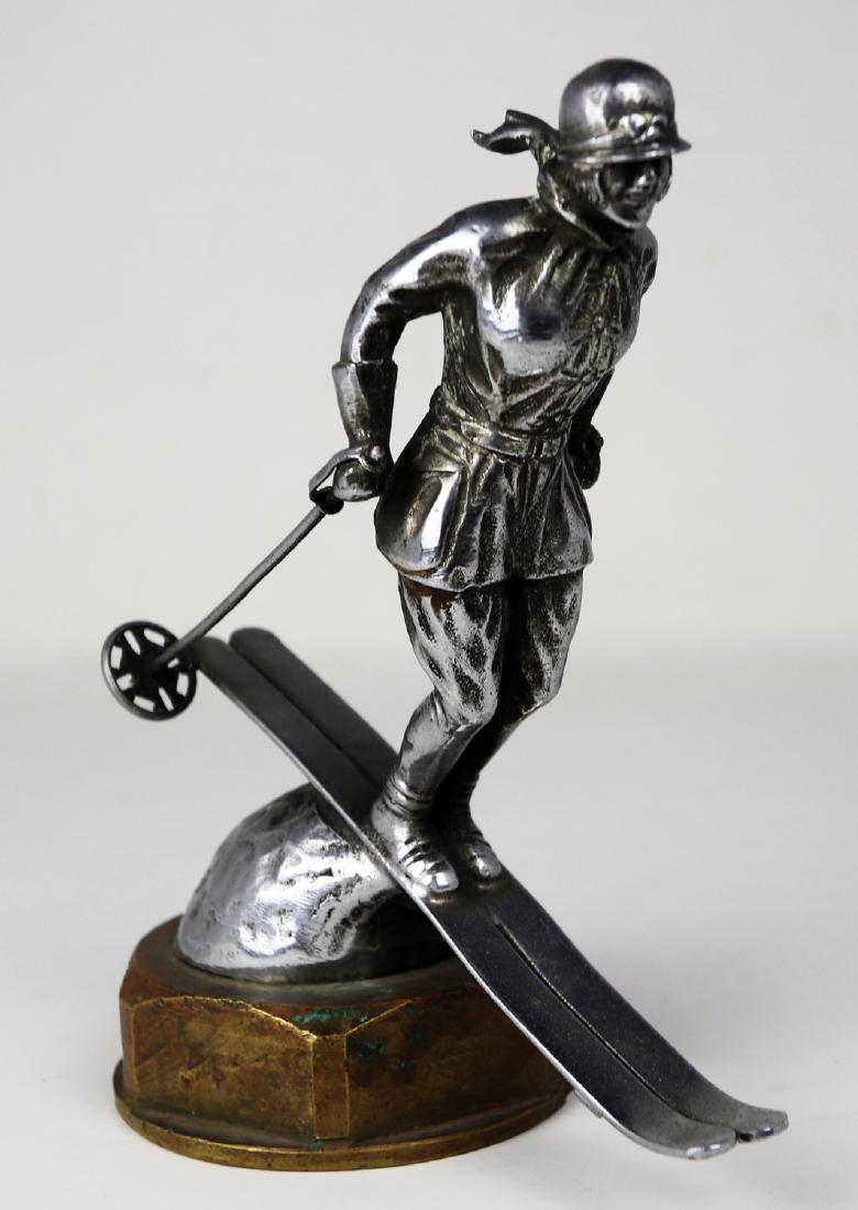Riley Radiator Mascot Skier From 1931