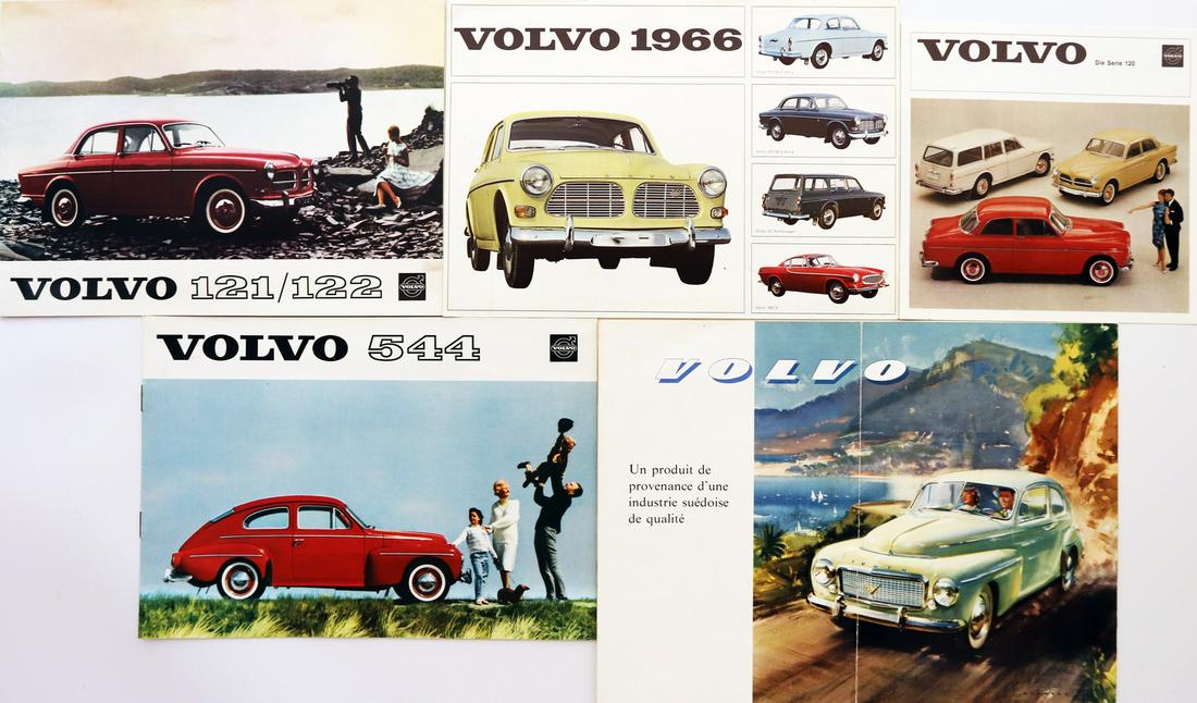 Volvo 5 Brochures From The 50s / 60s