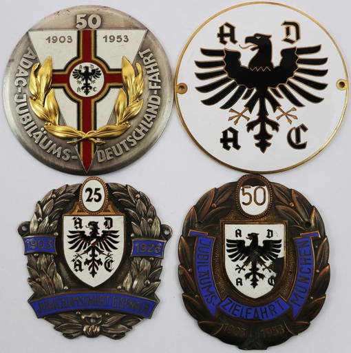 Automobilia 4 Adac Badges