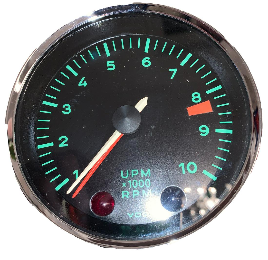 Porsche Rev Counter With Drag Indicator Type 904 Gts