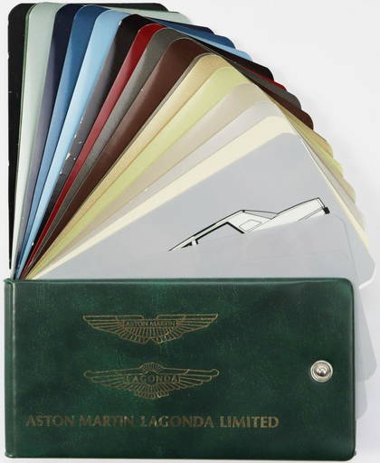 Aston Martin Color Samples V8 Saloon, Volante And