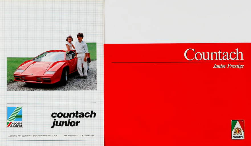 Lamborghini 2 Brochures 'lamborghini Countach Junior'