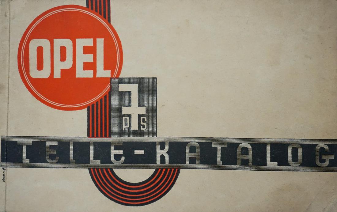 Opel Parts Catalog 7 Hp From 1928