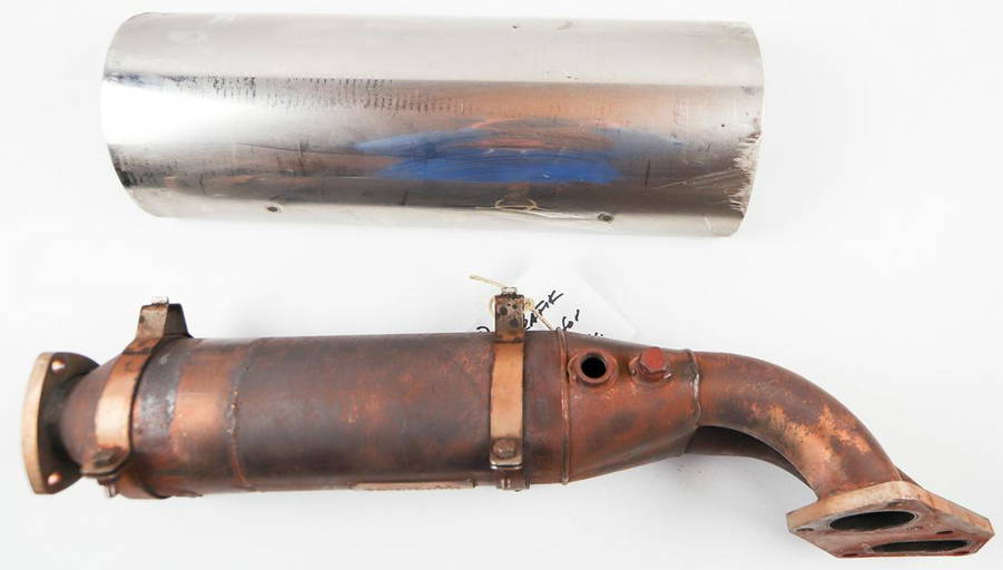 Porsche Ceramic Racing Catalytic Converter (cargraphic)