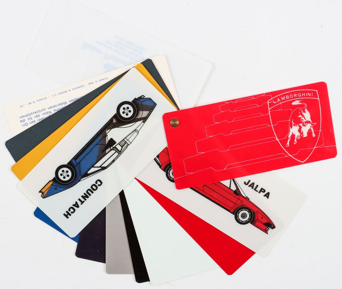 Lamborghini Color Chart, Lamborghini Espada, Jarama,