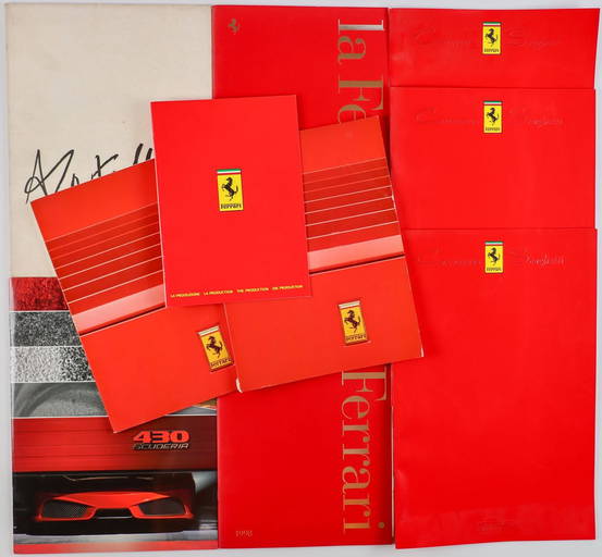 Ferrari 10 Parts Sales Catalogs From The 60s 90s