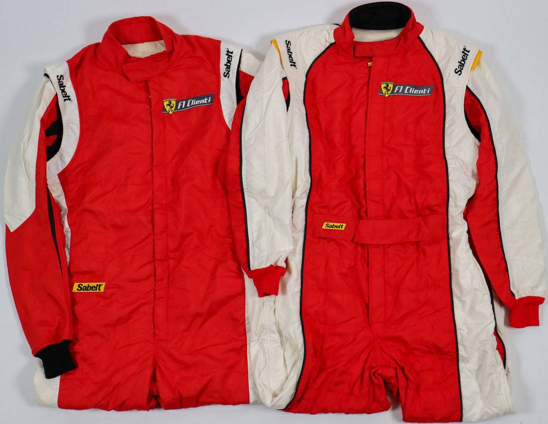 Ferrari 2 X 'sabelt' Racing Suit 'f1 Clienti' From 2015 And Auction